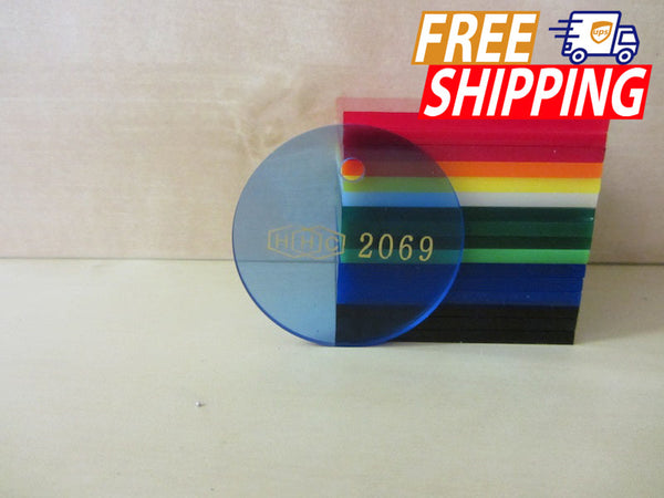 Acrylic Sheet - Blue Transparent - 1/8 inch thick - various sizes ...